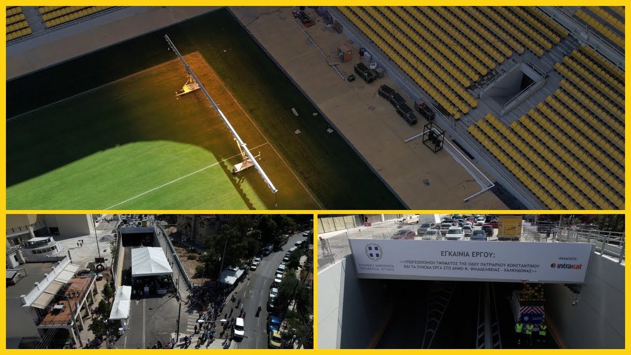 DRONE 4K ΜΕ ΠΟΛΕΜΙΣΤΡΕΣ ΑΓ.ΧΩΡΟ ΚΑΙ ΕΓΚΑΙΝΙΑ ΓΗΠΕΔΟ ΑΕΚ ΑΓΙΑ ΣΟΦΙΑ 19 ...