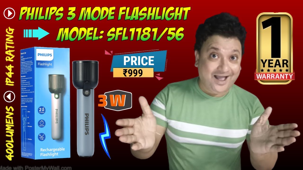 🔦🔦PHILIPS SFL1181/56 Flashlight: A Bright Companion for Adventurers ...
