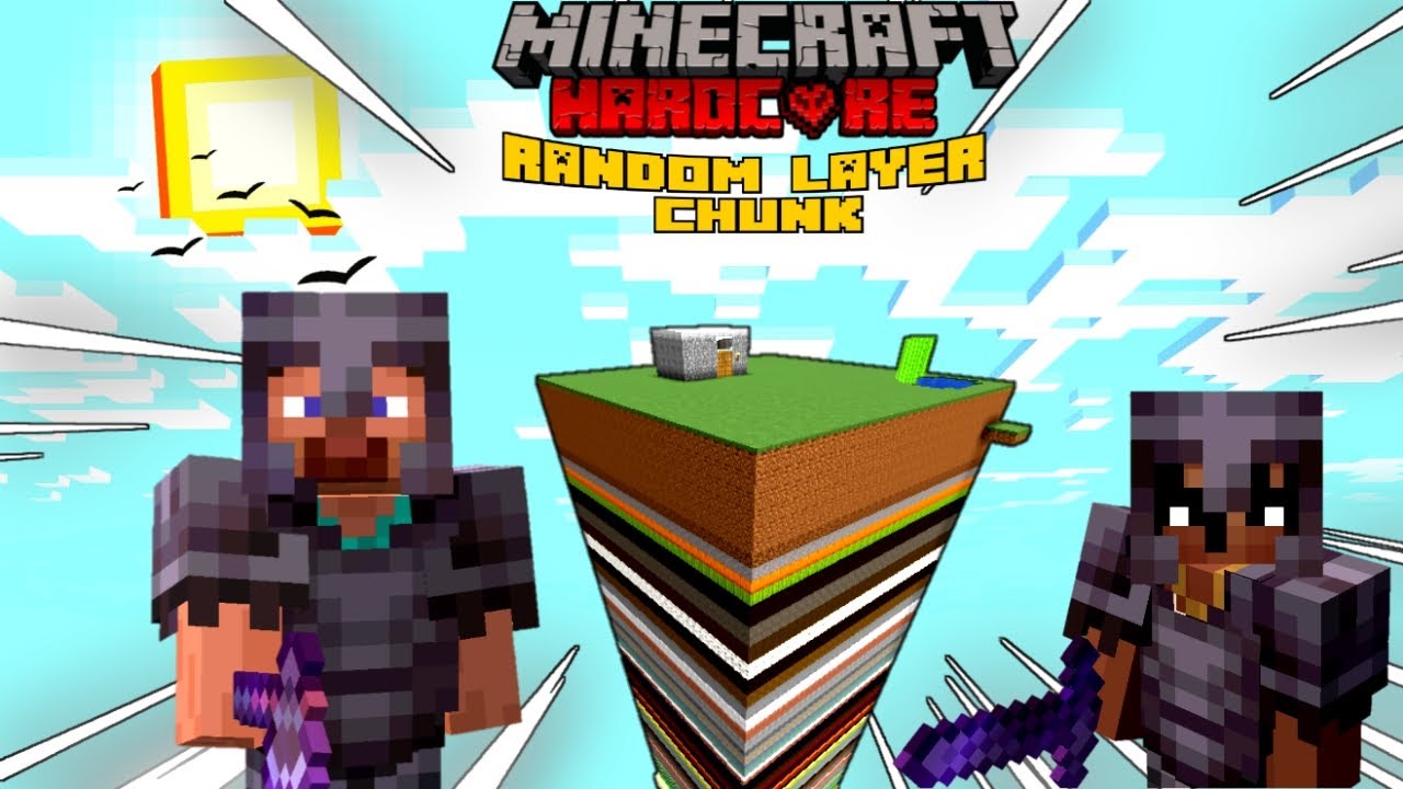 100 Days on ONE RANDOM LAYER CHUNK in Minecraft Hardcore 😱 - YouTube