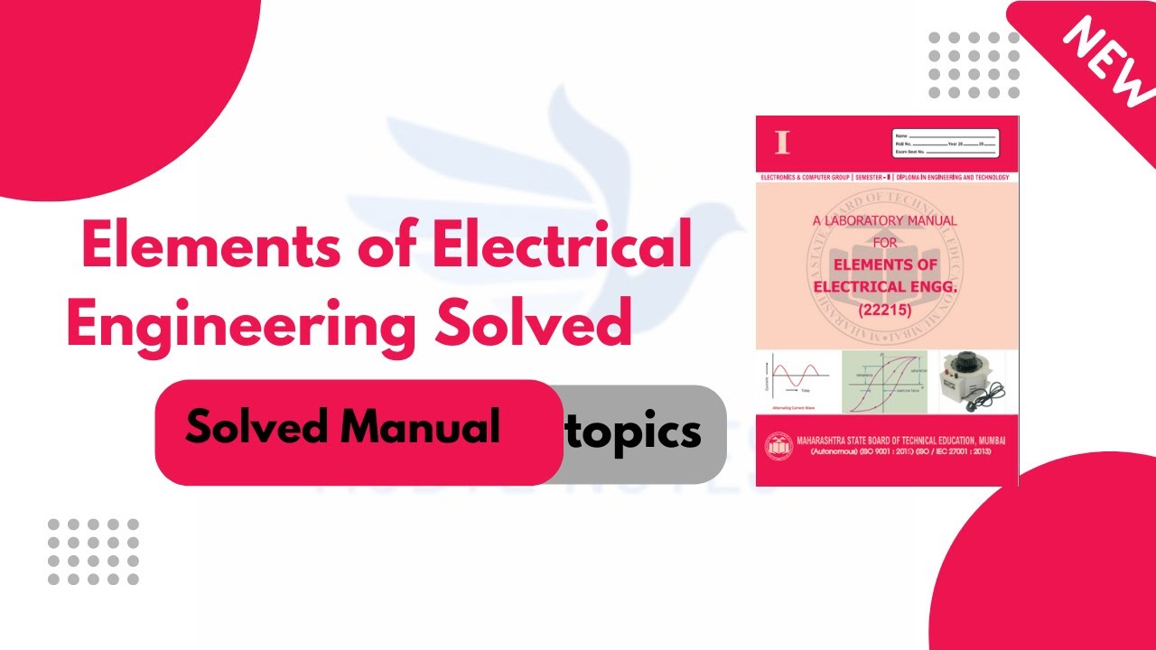 22215 Elements of Electrical Engineering ECC manual answer | ecc solved ...