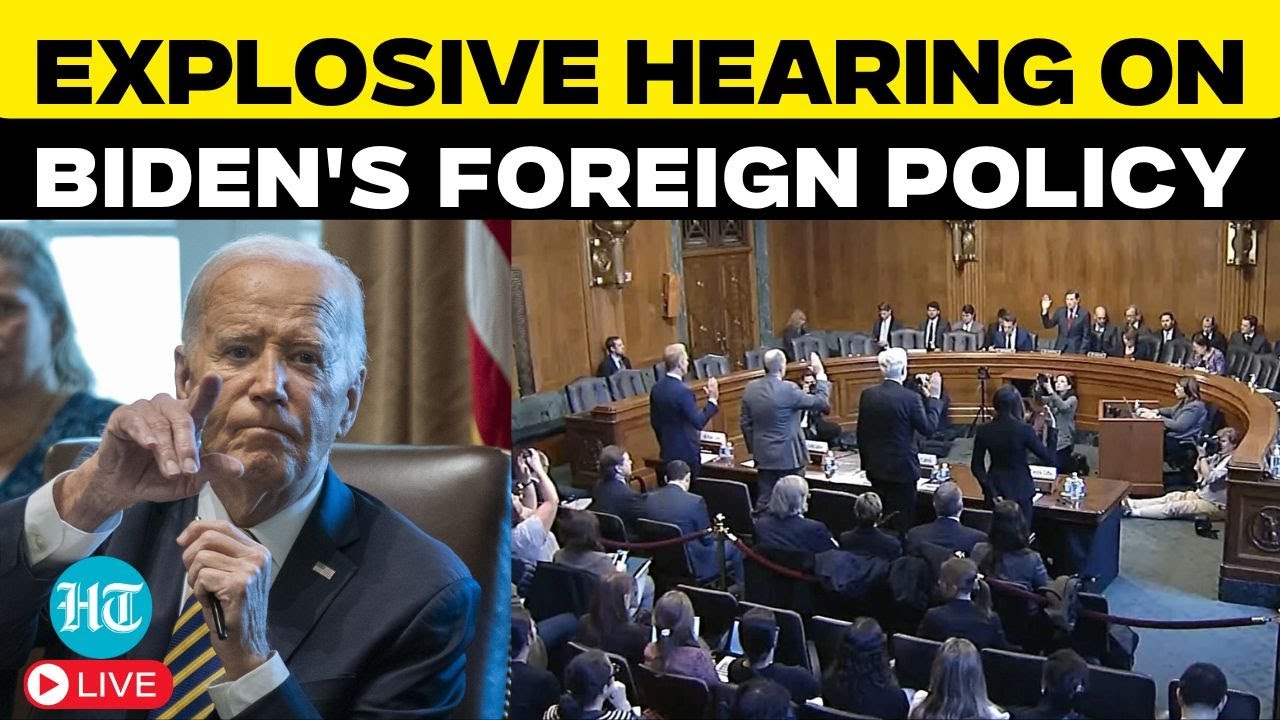 Live | Showdown at House Foreign Affairs Committee over Biden's Foreign ...