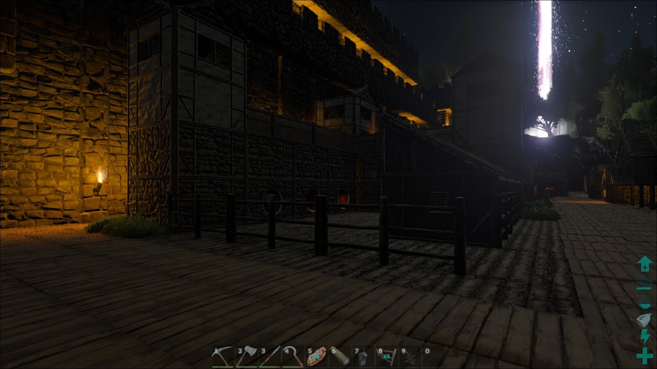 MODDED ARK: Survival Evolved: How to Build a Medieval Barracks - YouTube