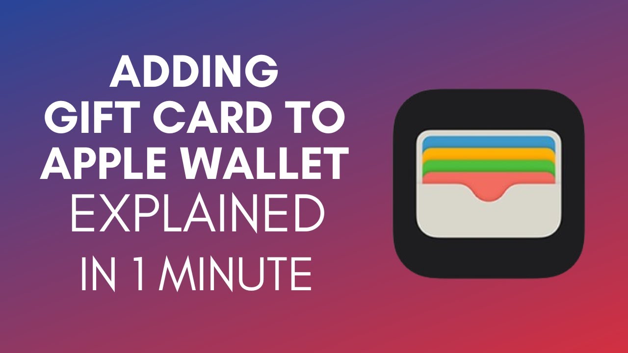 How To Add Gift Card To Apple Wallet? (2024) - YouTube
