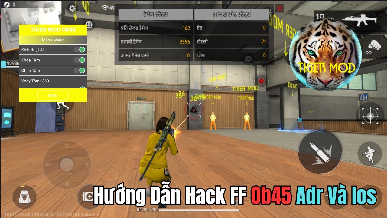 Hack Headshot, Magic Bullet FF Ob45 Menu Rời Siêu Vip Injector Tiger ...