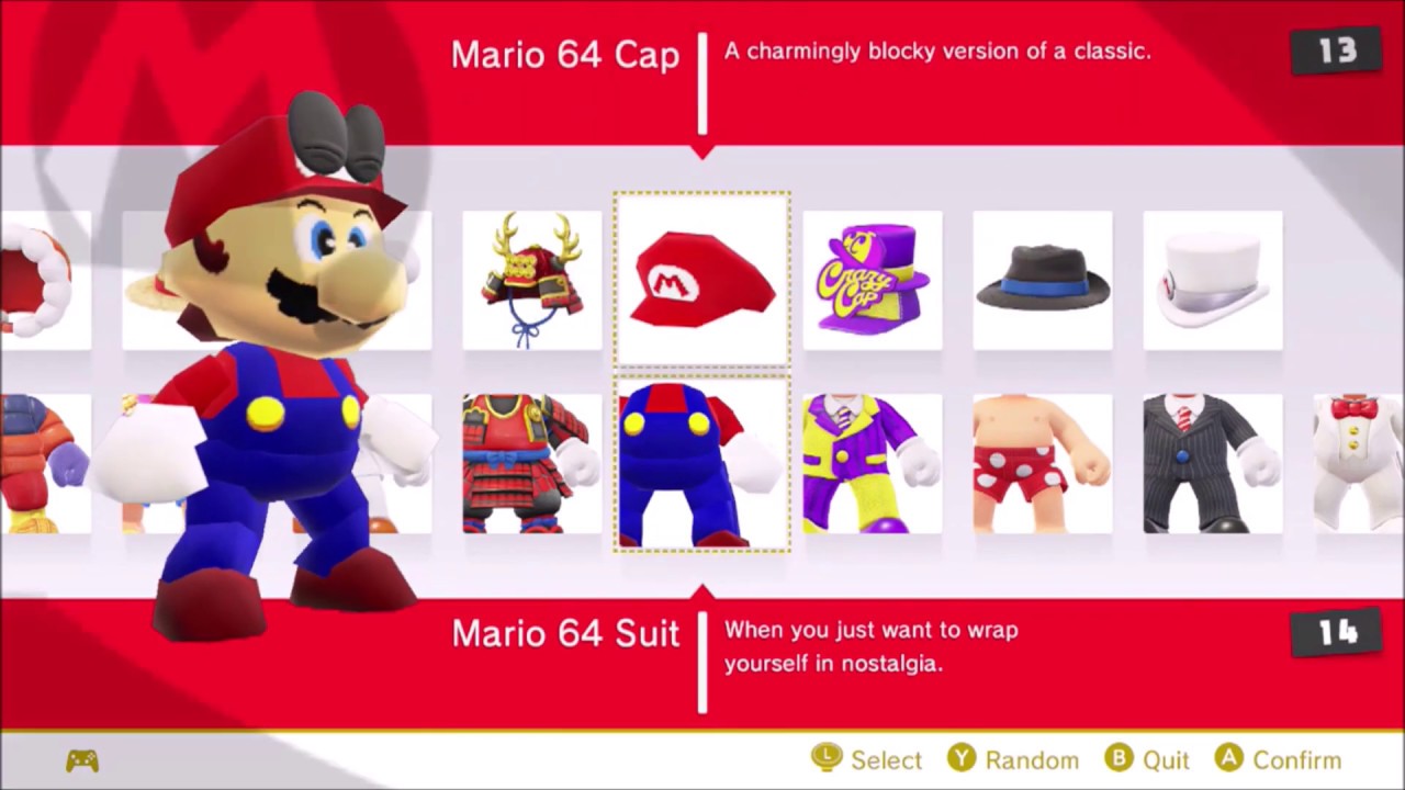 Let's Play Super Mario Odyssey Part 43 - Blocky Nostalgia - YouTube