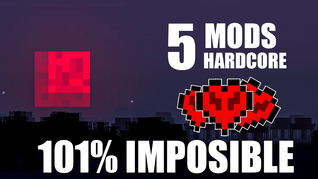 MINECRAFT es 101% IMPOSIBLE con estos MODS - TOP MODS HARDCORE #3 - YouTube