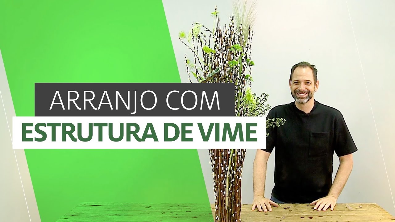 ARRANJO DE FLOR COM ESTRUTURA DE VIME #arranjofloral # ...