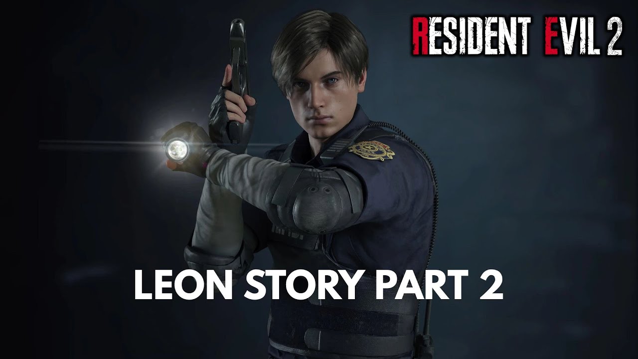 Resident Evil 2 Remake Gameplay Part 2 Leon Story - YouTube
