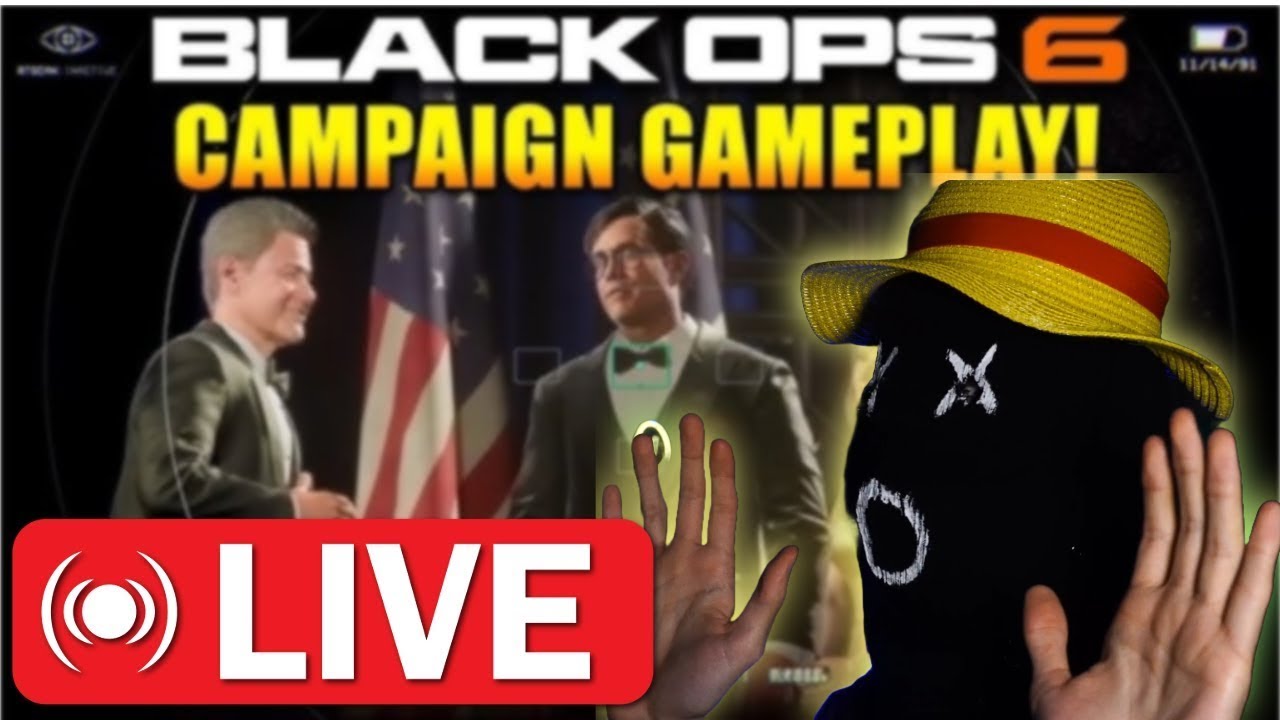 🛑CALL OF DUTY BLACK OPS 6 CAMPAIGN GAMEPLAY LIVE (BO6 CAMPAIGN)🛑 ...