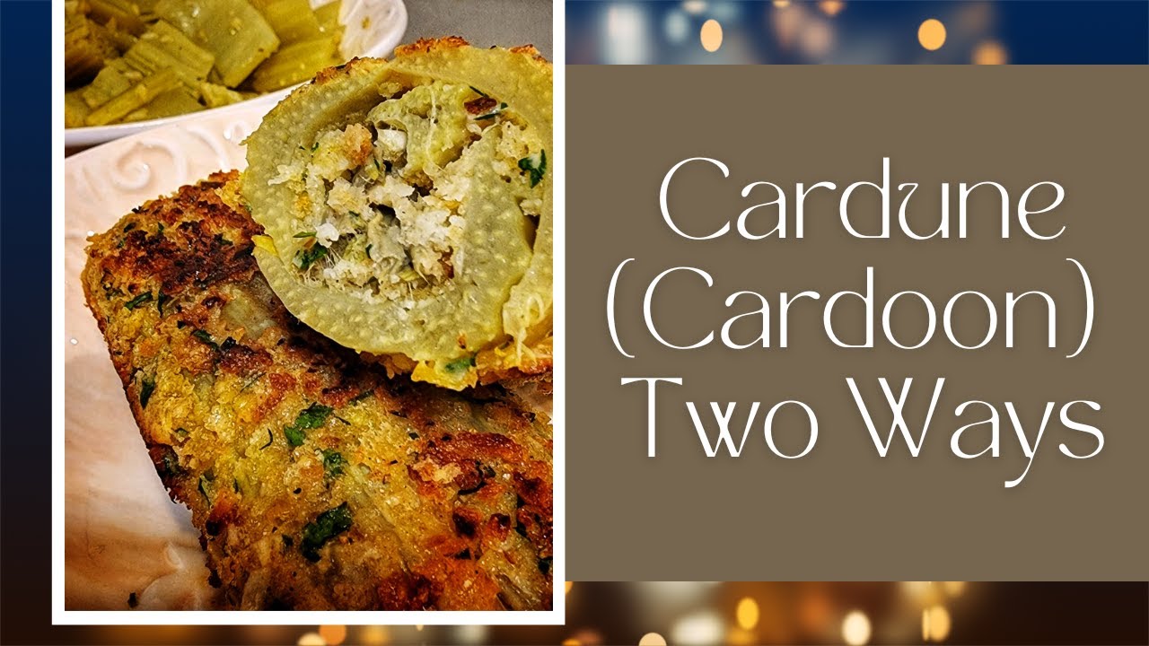 Cardone (Cardoon) Two Ways #sicilianfood #christmas #buonnatale - YouTube