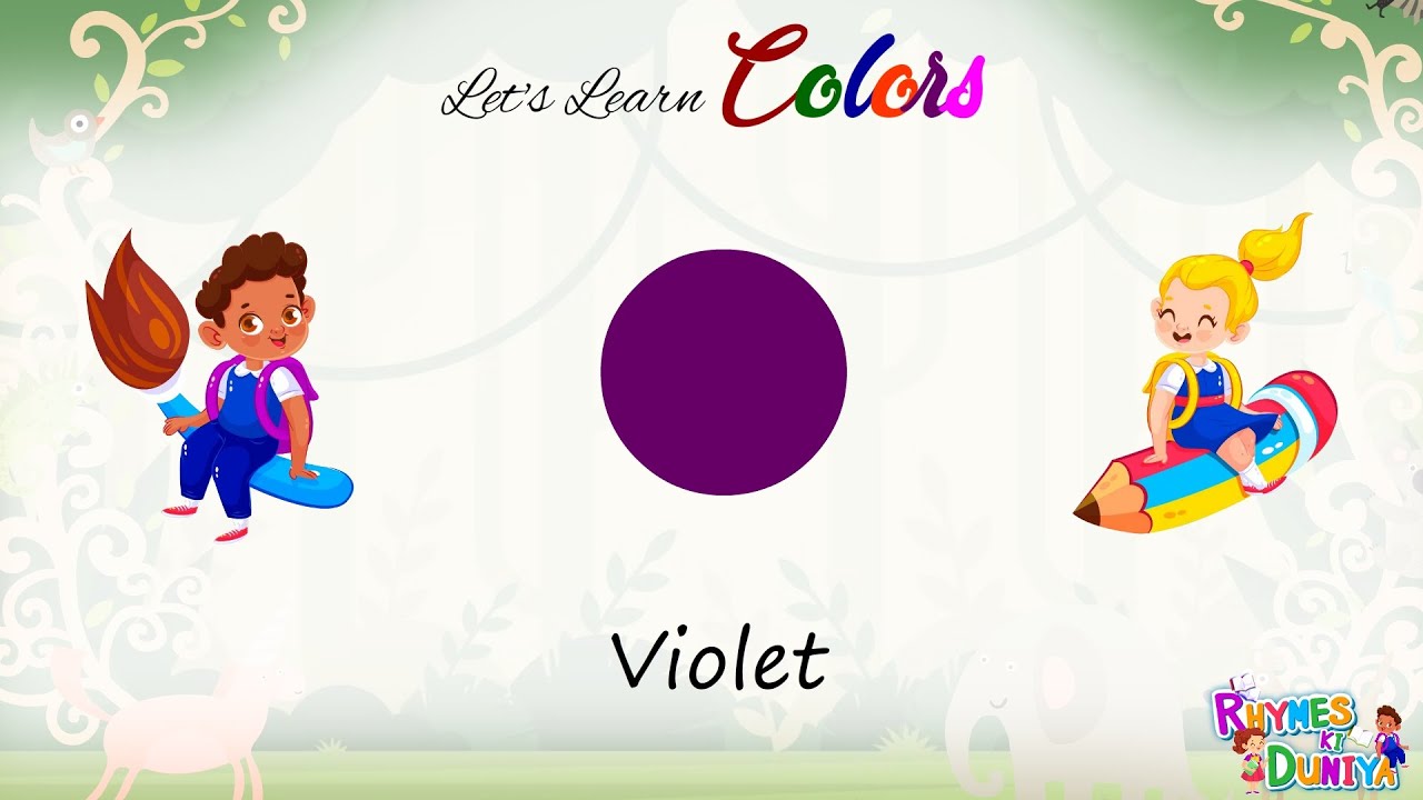 Fun & Easy: Learn Color Names for Kids with Fun Cartoons! Color ...