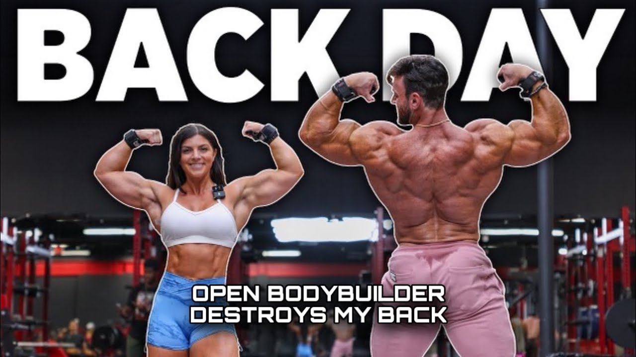 BACK WORKOUT WITH AN OPEN BODYBUILDER | Eric Janicki destroys my back ...