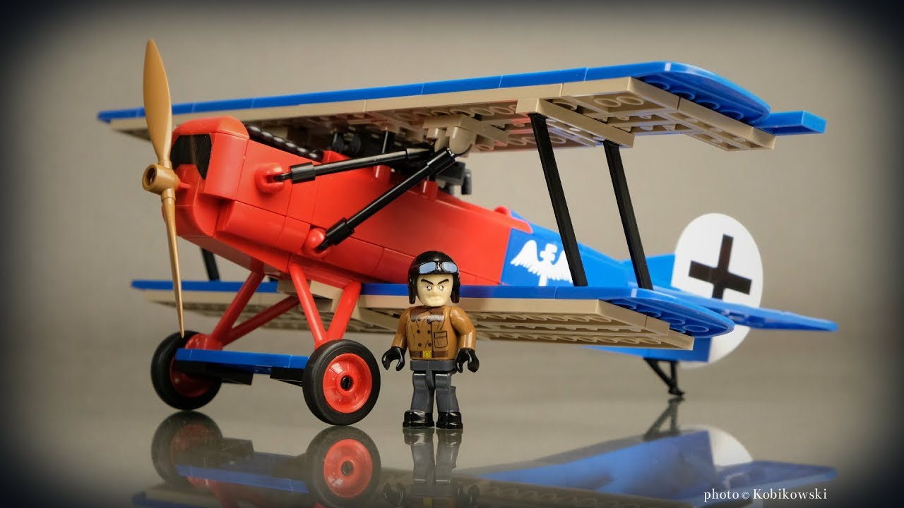 COBI Fokker D.VII -=Berthold=- (2978) - recenzja - YouTube