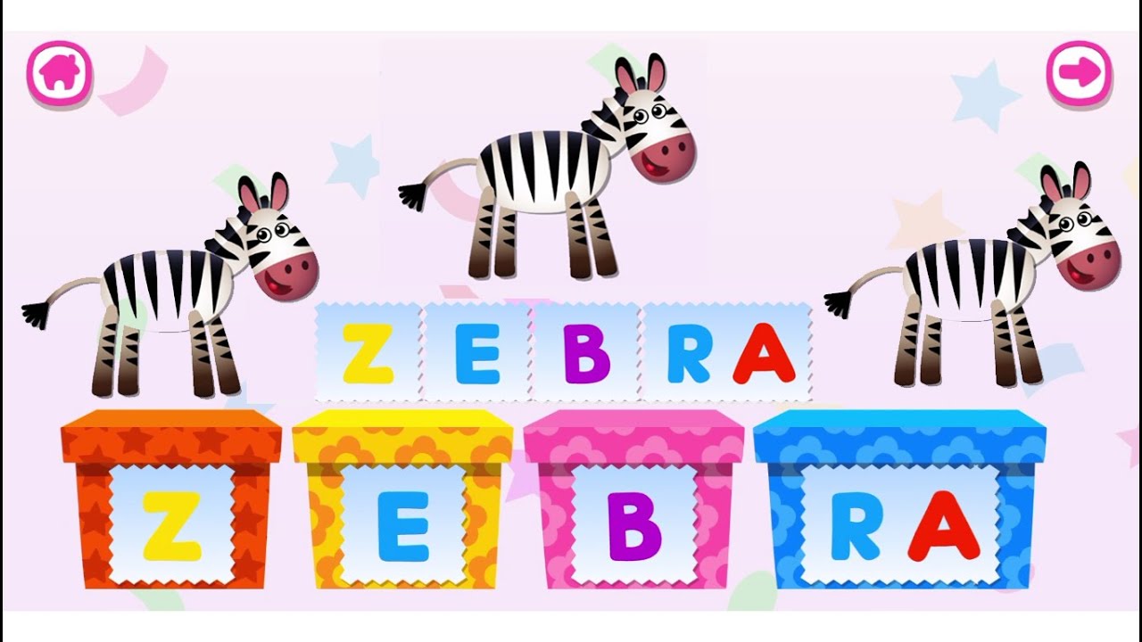 Bini ABC Reading Academy - Letter Z - ZEBRA, ZIPPER - Bini Bambini ...