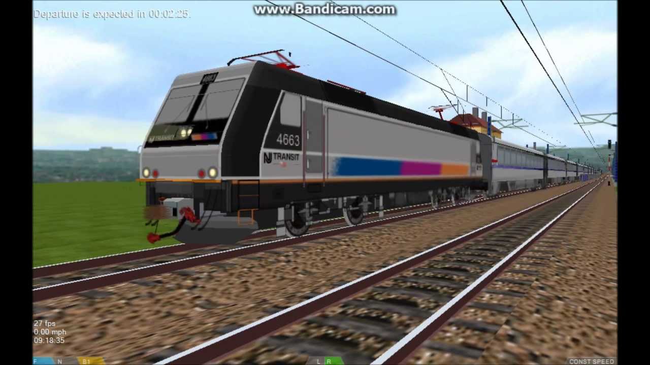 OpenBVE HD EXCLUSIVE: Amtrak NJT Powered Clocker Throwback (ALP-46 + 14 ...