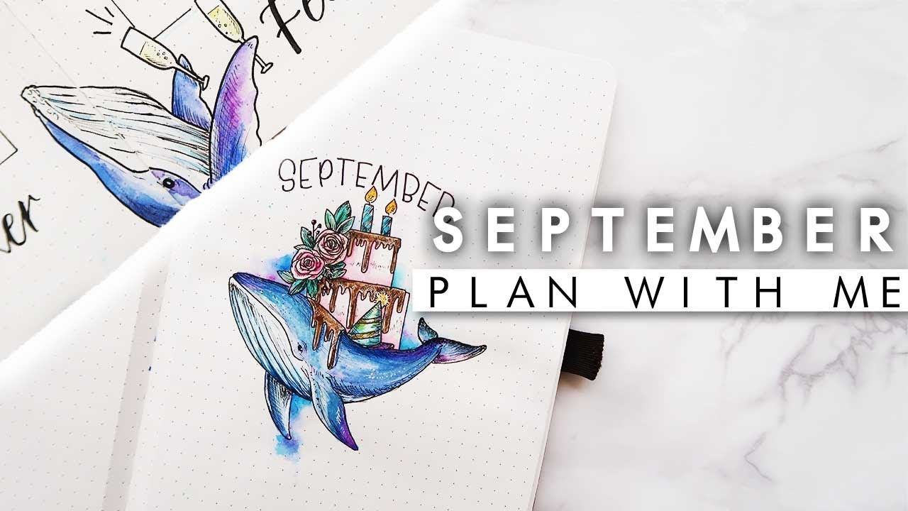 Blue Whale Bujo Insert A4 Bullet Journal Digital Template A5 Whales ...