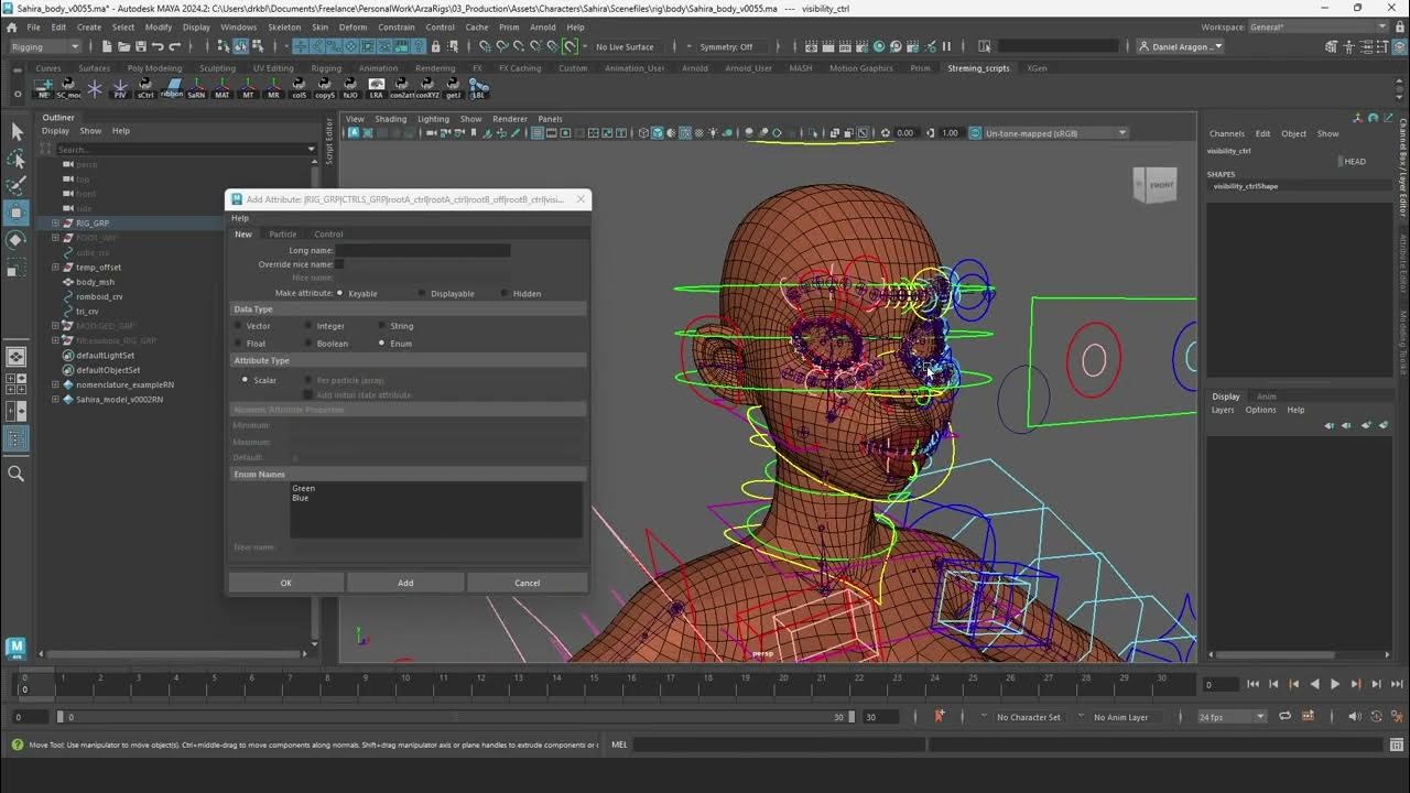 [SPA] 3D Rigging & Scripting for Autodesk Maya [Parte 19] - YouTube