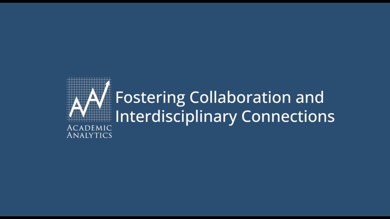 Fostering collaboration and interdisciplinary connections - YouTube