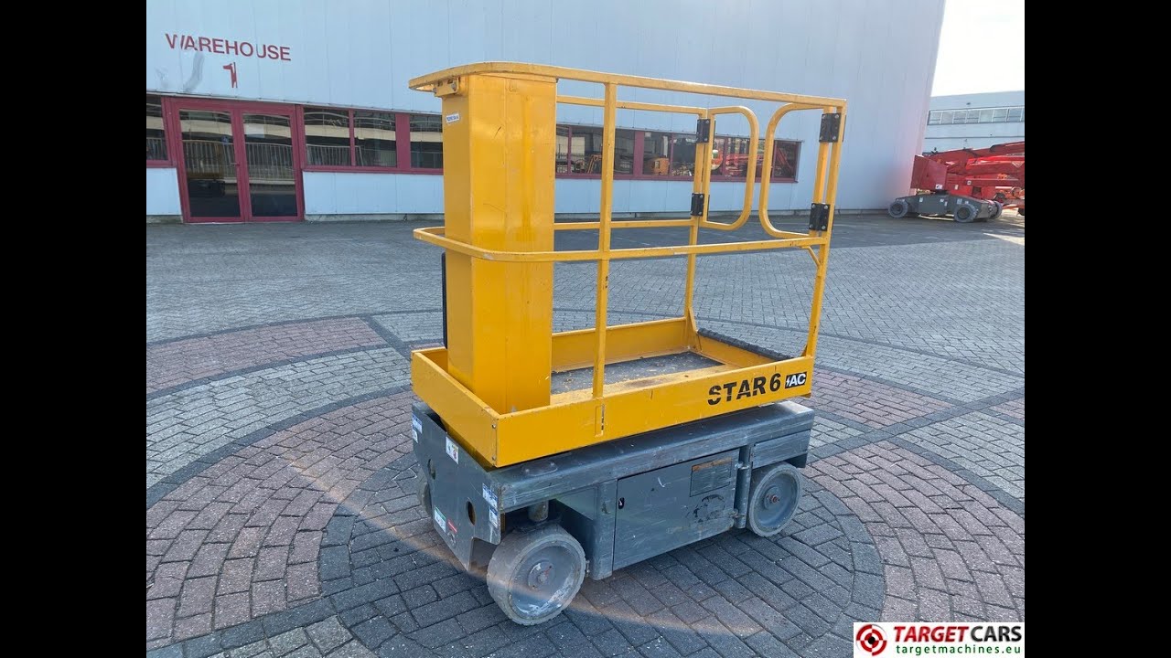 782092 HAULOTTE STAR 6 VERTICAL MAST AERIAL WORK LIFT PLATFORM ELECTRIC ...