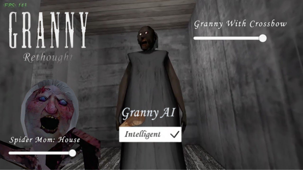 Granny Retougth - New Attic Escape + Crossbow Granny Full Gameplay ...