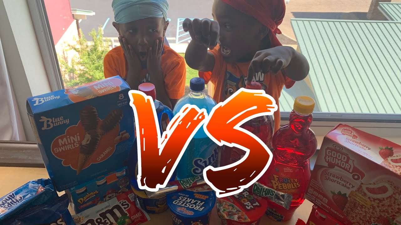 RED FOOD VS BLUE FOOD CHALLENGE 🏅|#redvsblue #challenge #food # ...