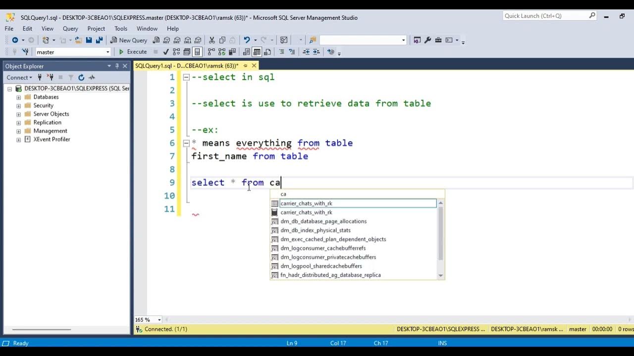 Mastering Sql Series Part 13 The Power Of Select Command For Beginners Sql Sqltutorial