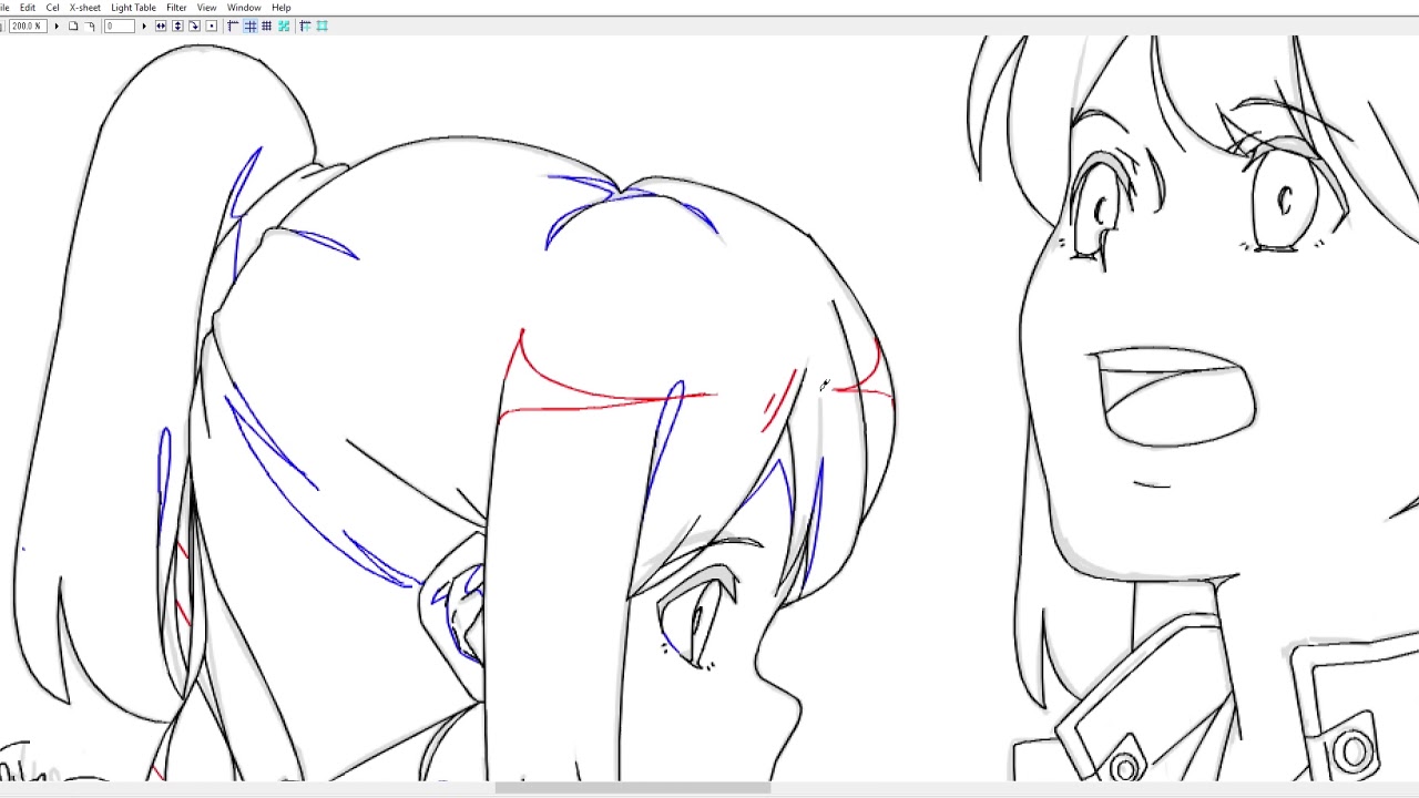 RETAS STUDIO Stylos Design Character Cleanup Part 3 - YouTube