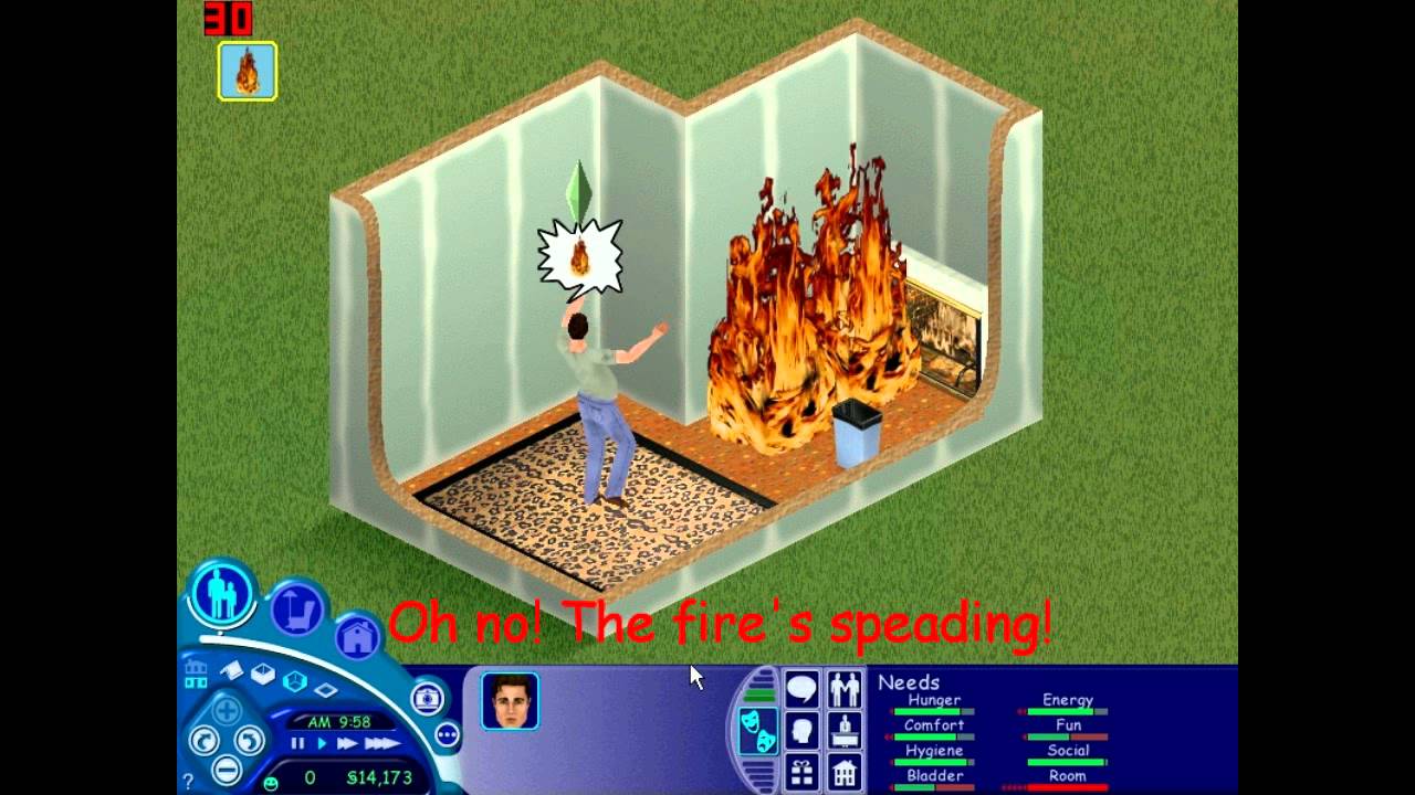 The Sims 1 - Chris Chan Dies in A Fire! - YouTube