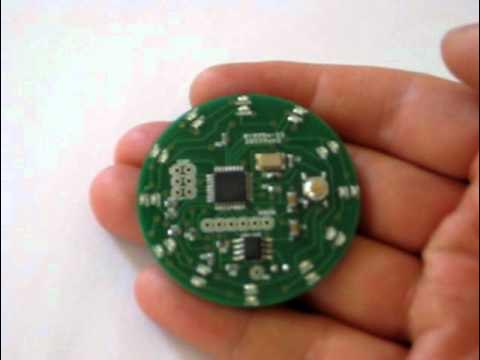 DWex - Duino Watch for experimenters (Arduino based wrist/pocket watch with LEDs) - YouTube