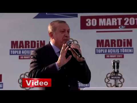 Erdoğan Mardin'de Terör Örgütlerine Seslendi!
