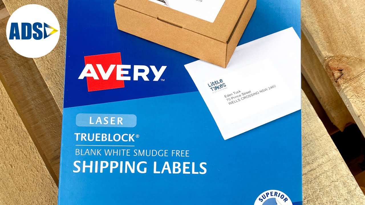 ADS | Repurpose Parcels With Avery TrueBlock Shipping Labels - YouTube