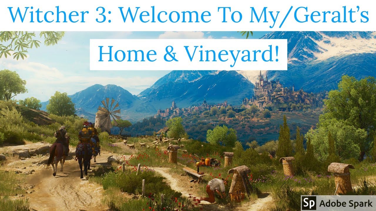 The Witcher 3: Witcher's Vineyard & House! - YouTube