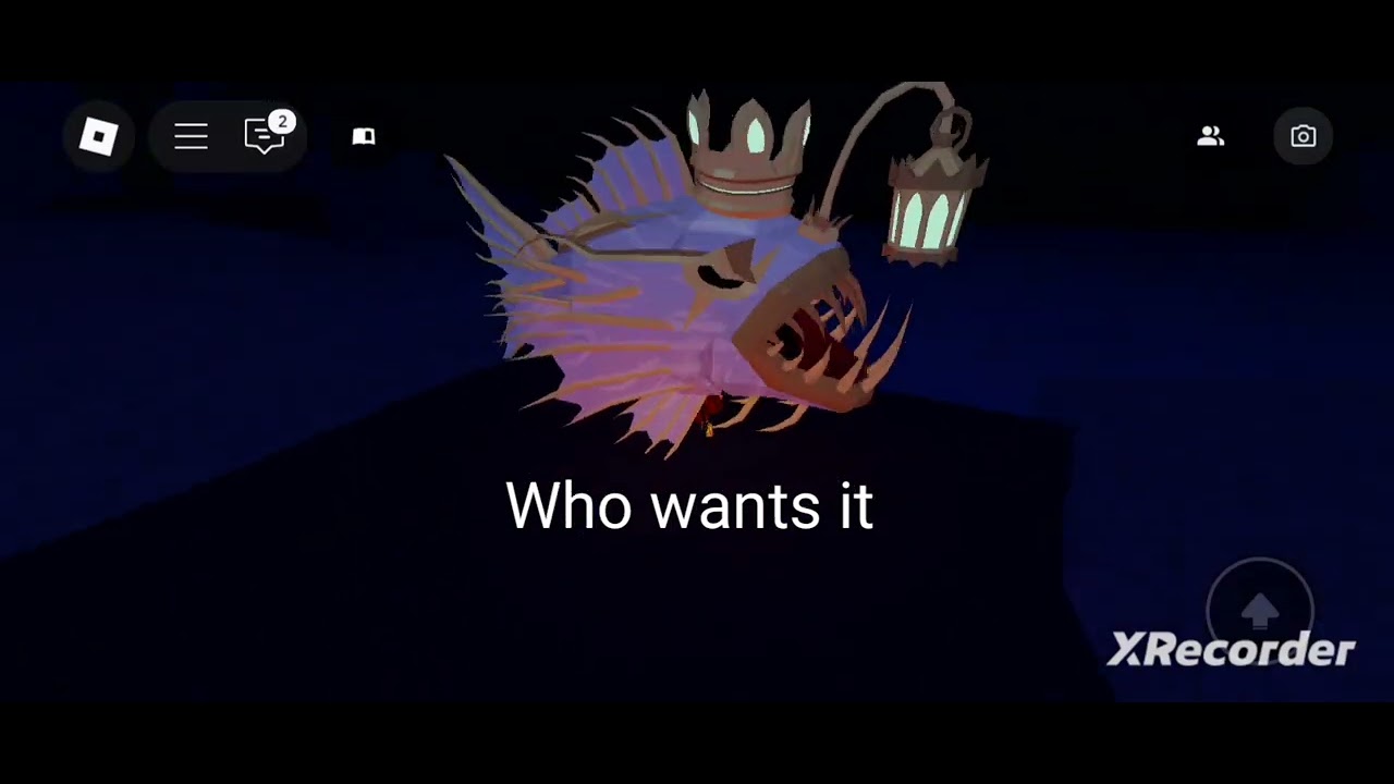 GIVEAWAY! Giving away SECRET crowned anglerfish in Roblox FISCH - YouTube