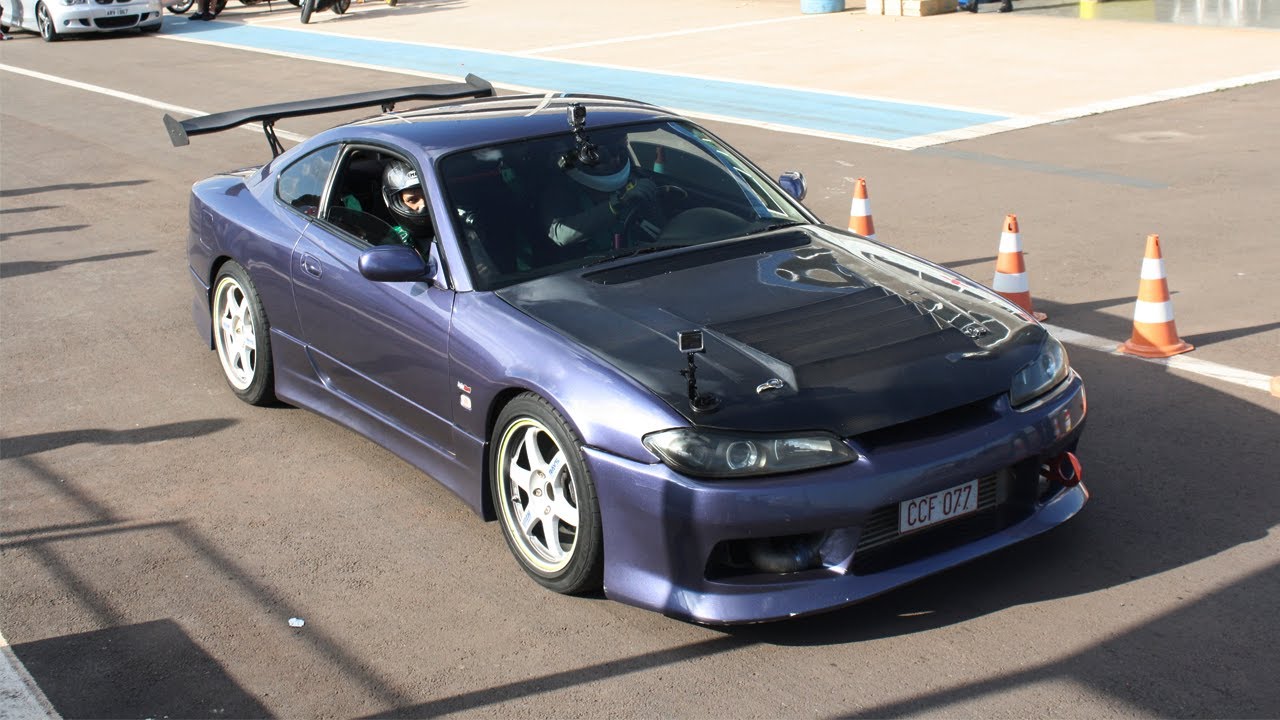 Onboard Nissan Silvia S15 Drift Car - 3º Track Day dos amigos - YouTube
