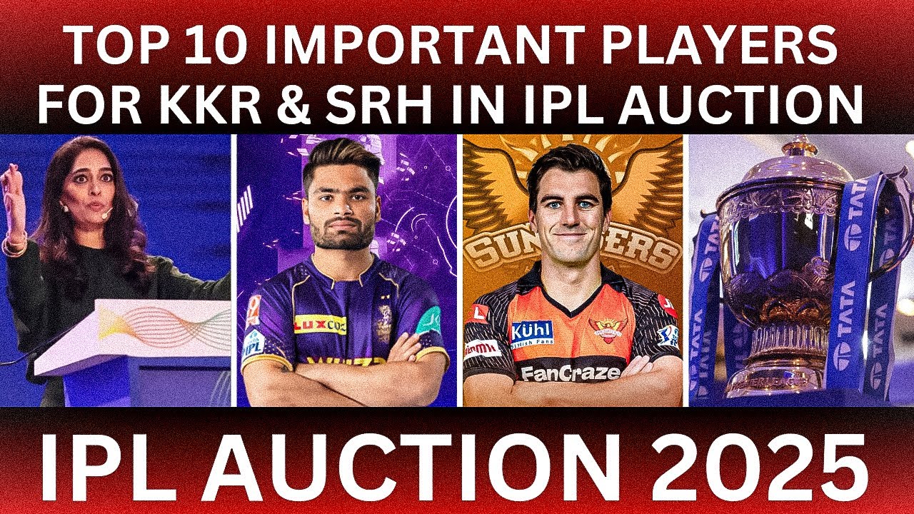 IPL AUCTION 2025 - KKR & SRH IPL AUCTION 2025 Strategy - YouTube