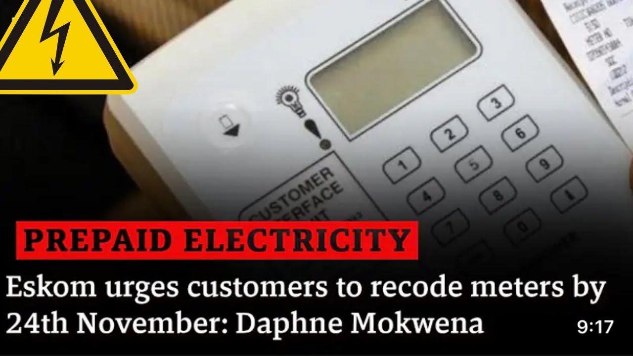 Eskom has Extended the Prepaid Meter Upgrade. - YouTube