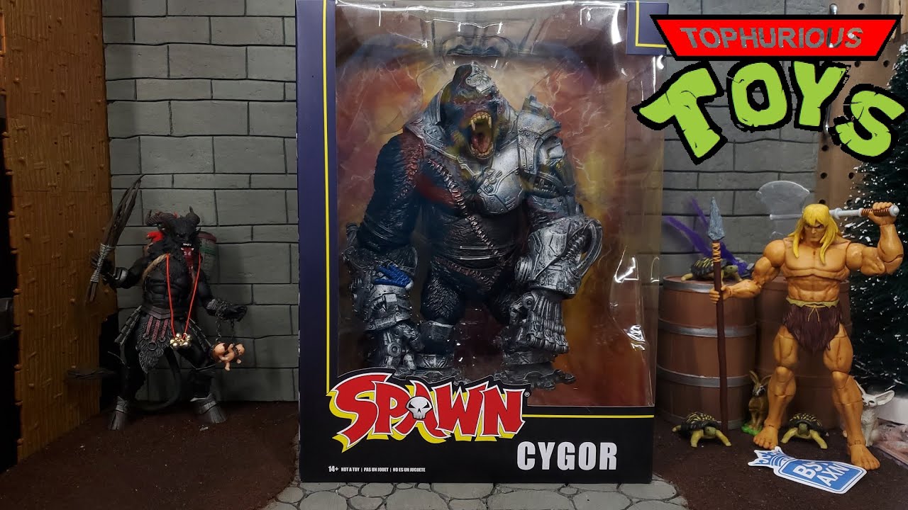 Cygor Deluxe Figure from Spawn Comics by McFarlane Toys. - YouTube
