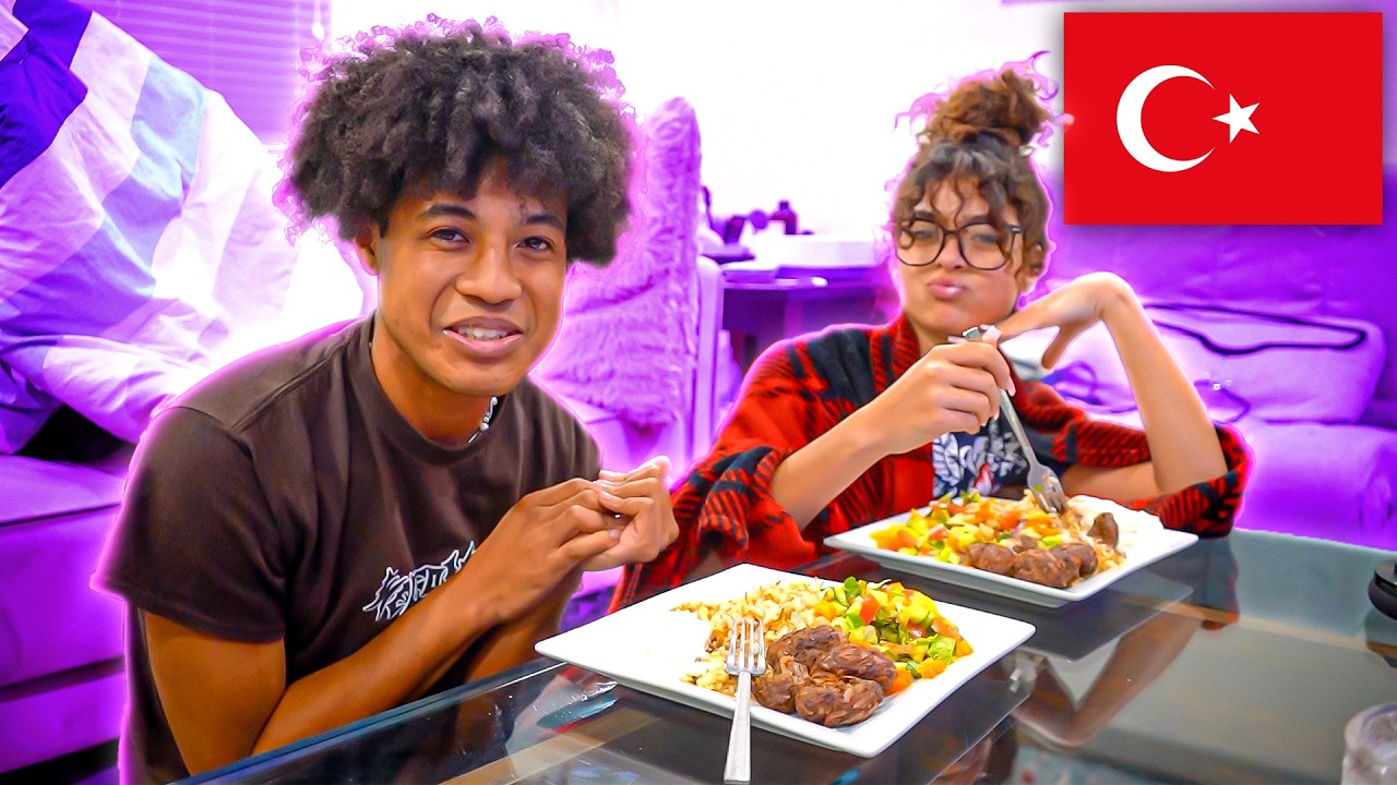 Trying Turkish Food For The First Time FT. V7ena ‼️ - YouTube