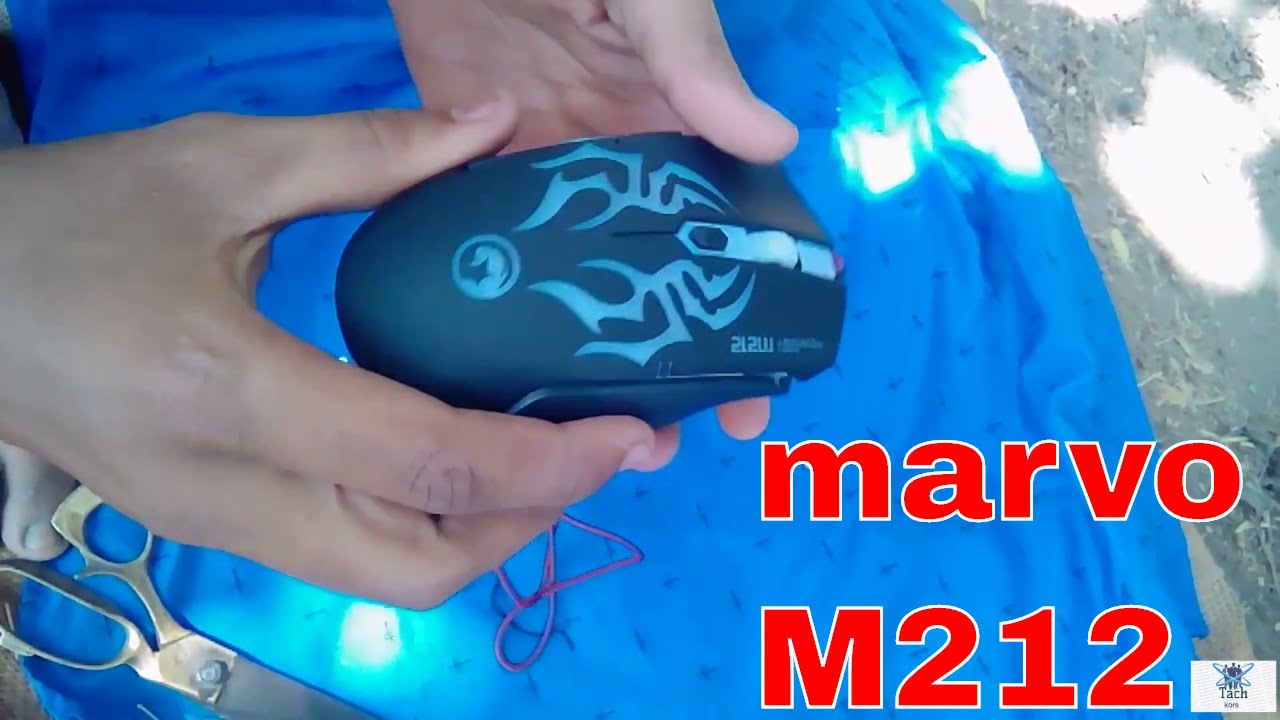 Marvo Scorpion Inforest M212 Gaming Mouse - YouTube