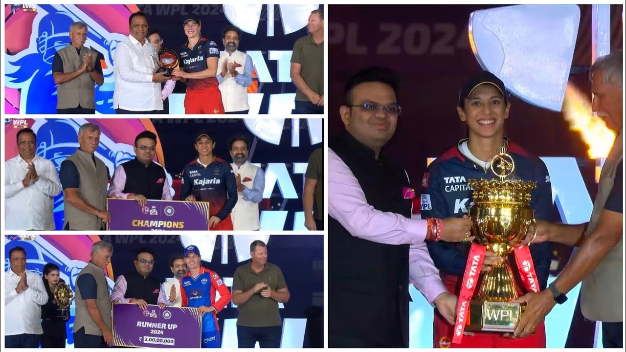 WPL 2024 Final Rcb Vs Dc Post Match Presentation | Wpl 2024 Final ...