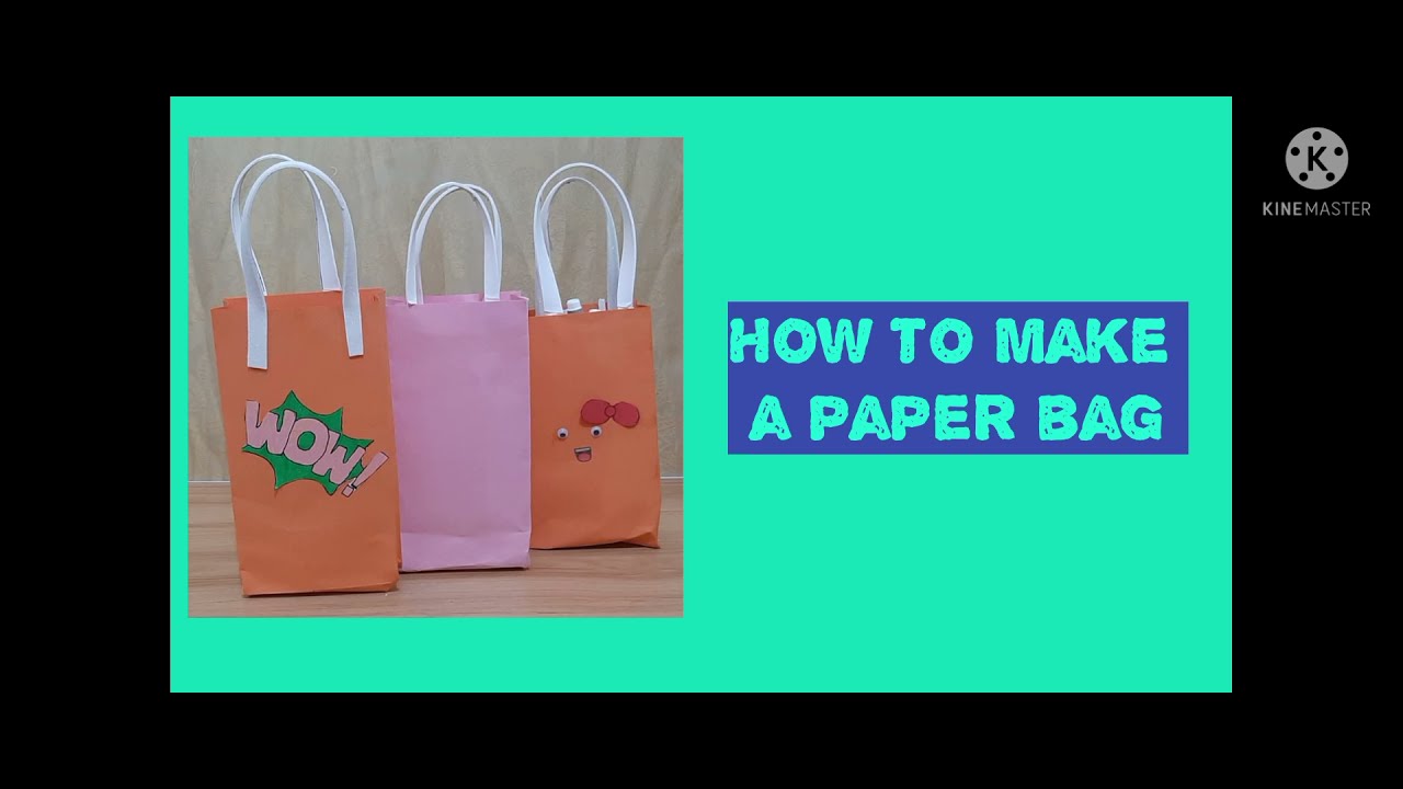 How to make a paper bag in comic design . - YouTube