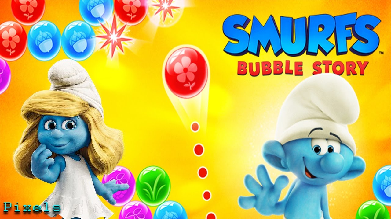 Smurfs Bubble Story - First Missions New Smurfs Unlocked - YouTube