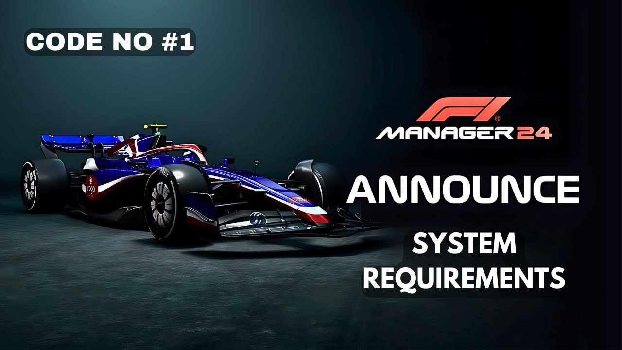 F1 Manager 2024 System Requirements - YouTube