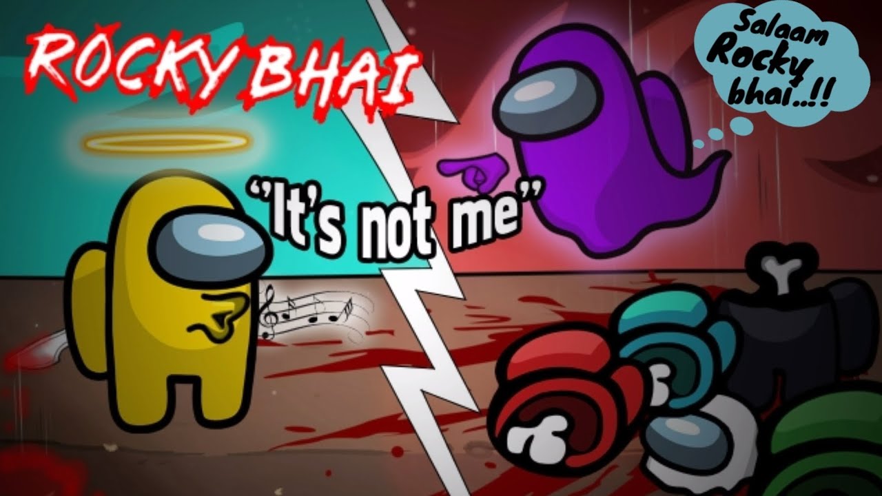 Rocky bhai in among us | among us funny highlights | STUD GAMEr - YouTube