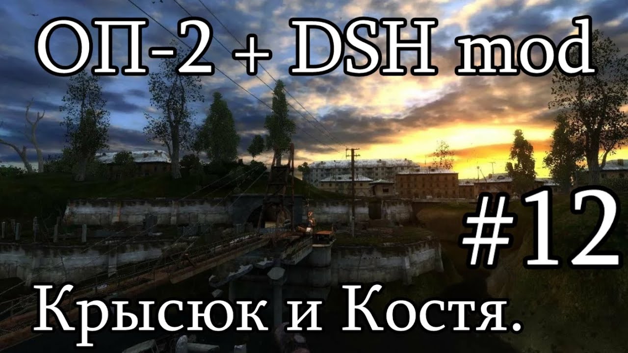 Сталкер : ОП 2 - DSH MOD (OGSR Engine). #12. Снова на Кордон. План по Артам для Акима и Кости ...