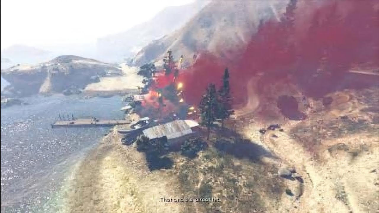 GTA V Story - Bombing The Gun Runners - YouTube