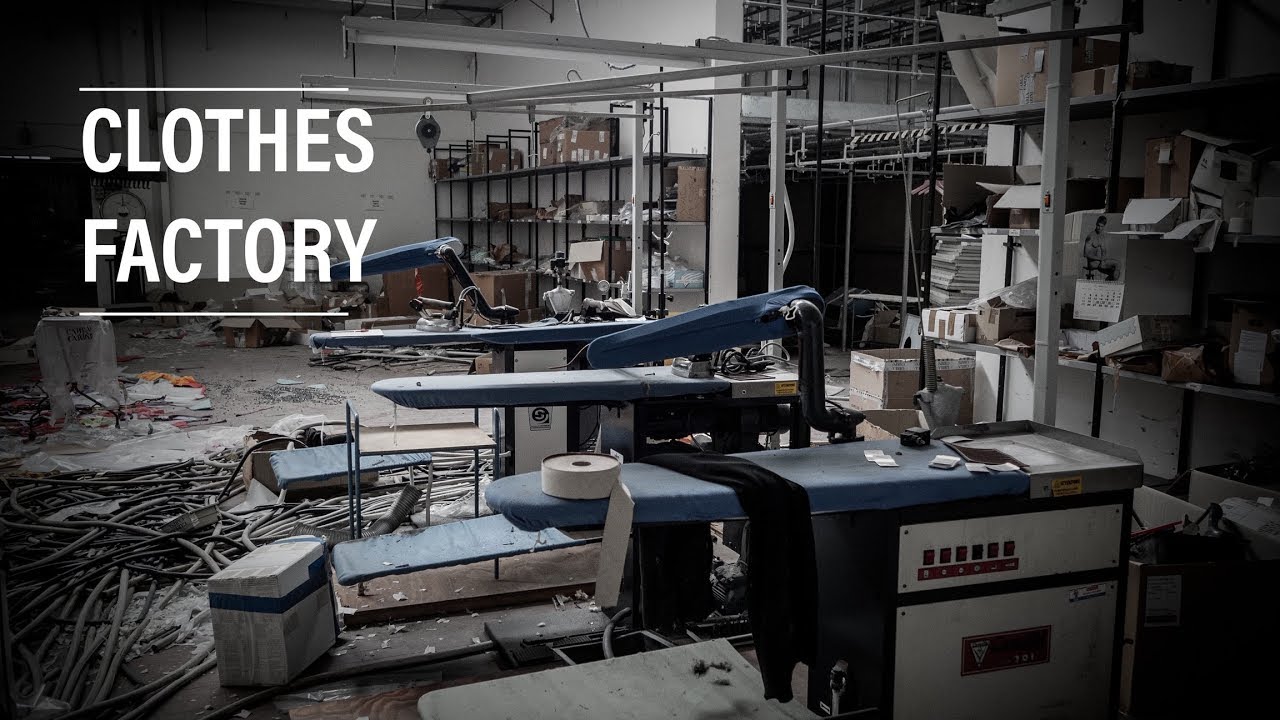 Abandoned clothes factory - YouTube
