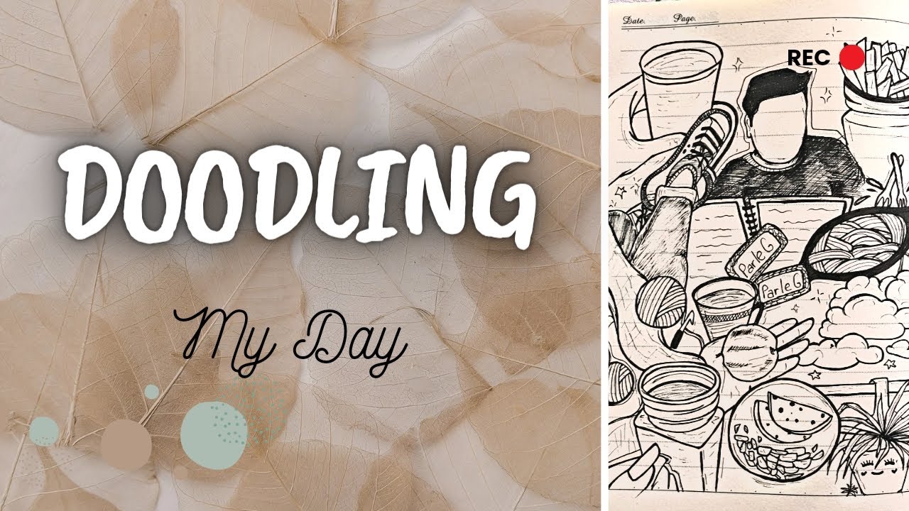 Doodling my day Trying a new art form 🌼 So much fun 🫰 - YouTube