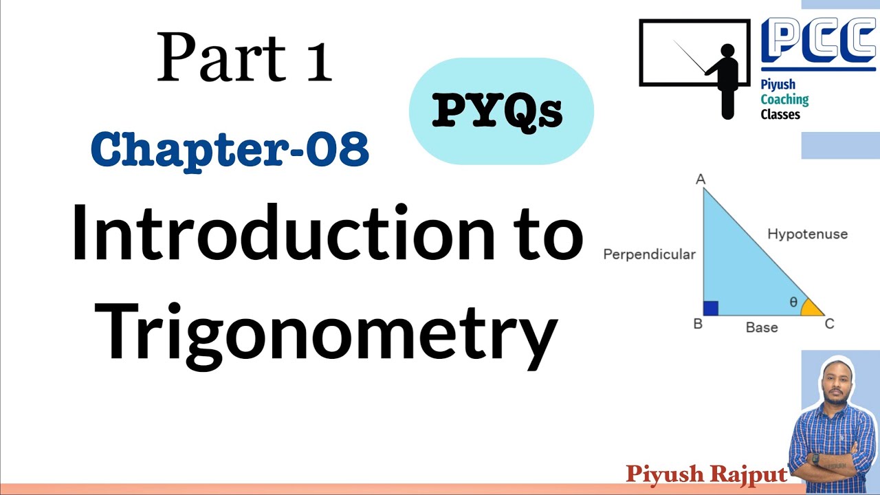 CLASS 10th | MATHS | Chapter 08 - Introduction to Trigonometry | Part ...