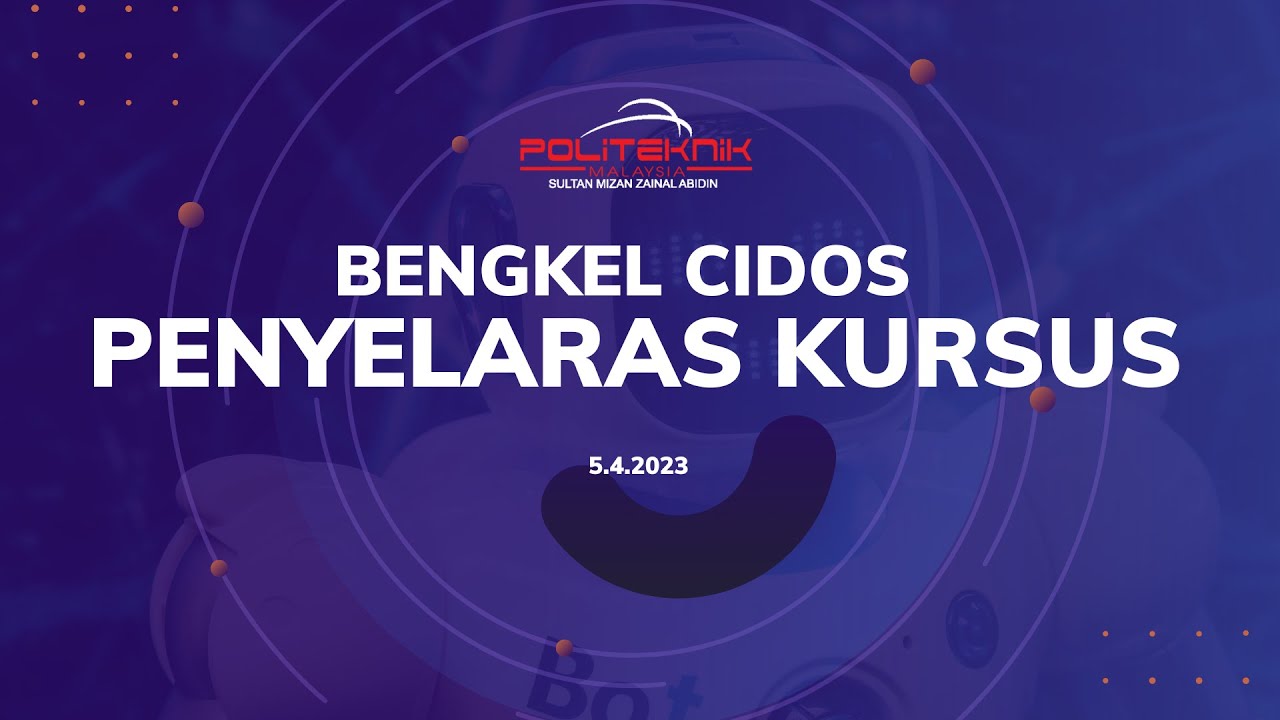 Bengkel CIDOS 3.11 Penyelaras Kursus PSMZA & PKT | Moodle 3.11 - YouTube